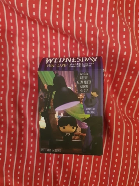 WEDNESDAY MINI LAMP with Removable LED Lights Battery Powered Night ...