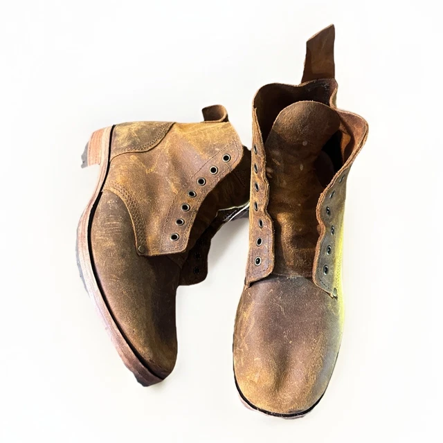 WILLIAM LENNON BRITISH WW1 B5 Leather Boots | 12 | Daintie Logger ...