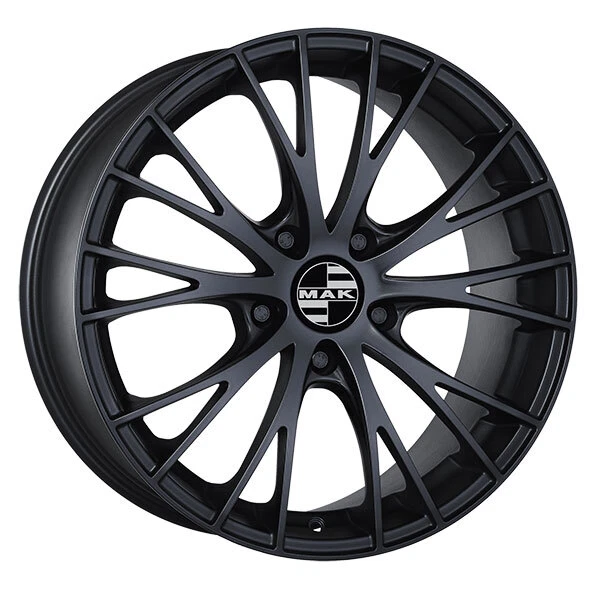 ALLOY WHEEL MAK Rennen For Seat Alhambra 8X18 5X112 Matt Black Ldm $555 ...