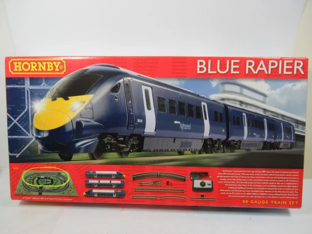 HORNBY NO. R1139 BLUE RAPIER HATACHI CLASS 395 "SOUTHEASTERN" TRAIN SET ...