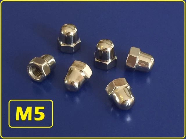 DIN 1587 M5, Hutmutter M5 Edelstahl A2 10 Stück EUR 4,28 - PicClick FR