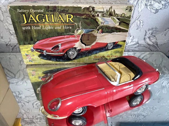 VINTAGE TOY JAGUAR E Type Battery Remote Control By Marx Spares Ideal ...