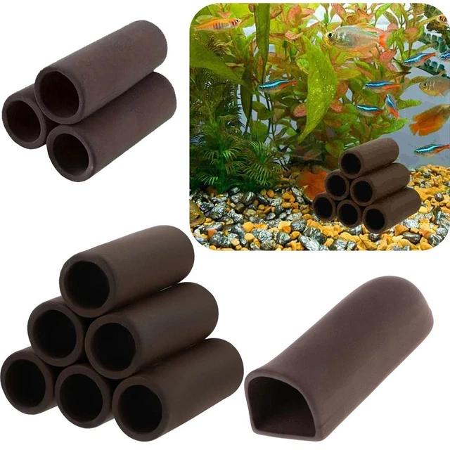 CONCEALED ROOM AQUARIUM Fish Cave Aquarium Tunnel Fish Tank Accessories ...
