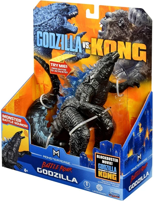 GODZILLA VS KONG Monsterverse Battle Roar Godzilla Deluxe Action Figure ... GODZILLA VS KONG Monsterverse Battle Roar Godzilla Deluxe Action Figure ...