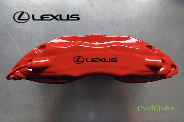 LEXUS LOGO BRAKE Caliper Gloss Vinyl Car Decals Stickers x4 Default ...