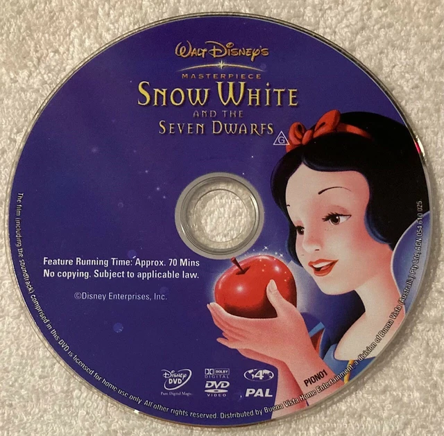 SNOW WHITE AND The Seven Dwarfs (DVD, 2009) Disney DISCS ONLY $6.99 ...