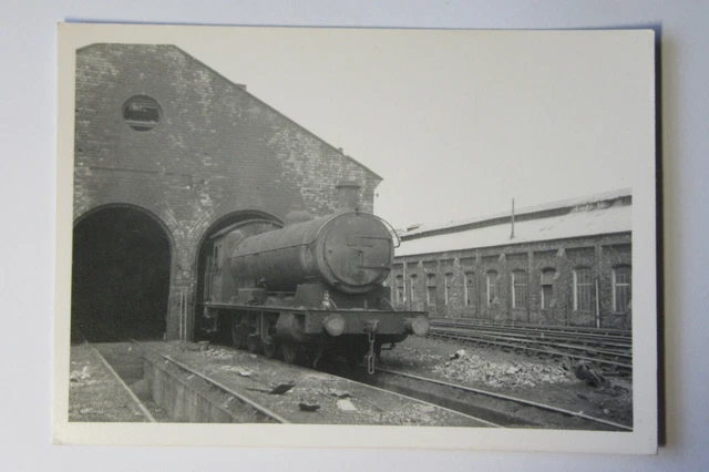 RWY1936 - LOCOMOTIVE at WEST HARTLEPOOL Railway Yard Shed - Real Photo ...