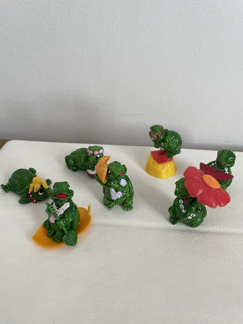 KINDER SURPRISE EGG Toys Terrapin Turtles. Set Of 7. 1991 EUR 16,02 ...