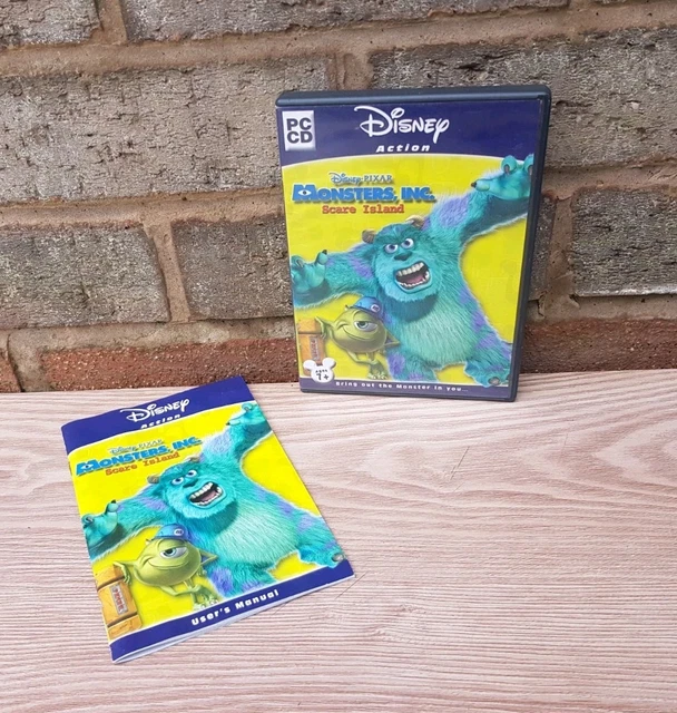 DISNEY, PIXAR Monsters, Inc. Scare Island/ Pc Game With Booklet/Used ...
