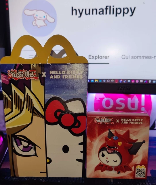 MCDONALDS YU-GI-OH! X Hello Kitty - Kuromi as Slifer the Sky Dragon ...
