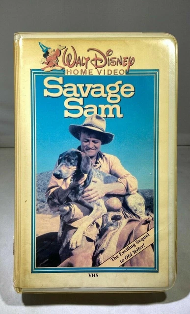 DISNEY SAVAGE SAM VHS Original 1963 USA Rare Plastic Clamshell Case £24 ...