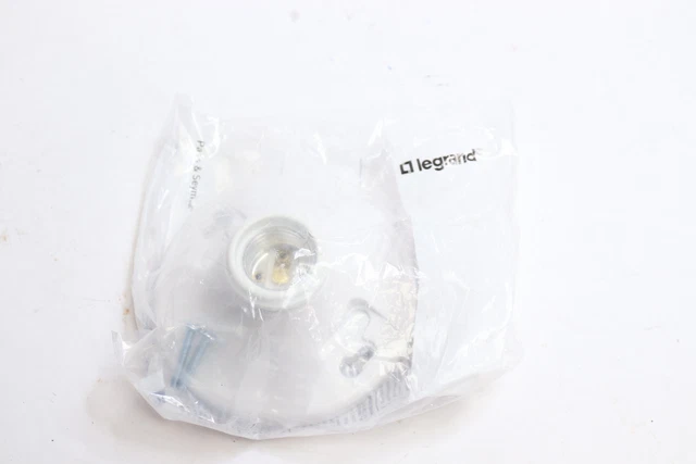 LEGRAND KEYLESS LAMP Holder Plastic White 276WHCC18 $6.18 - PicClick