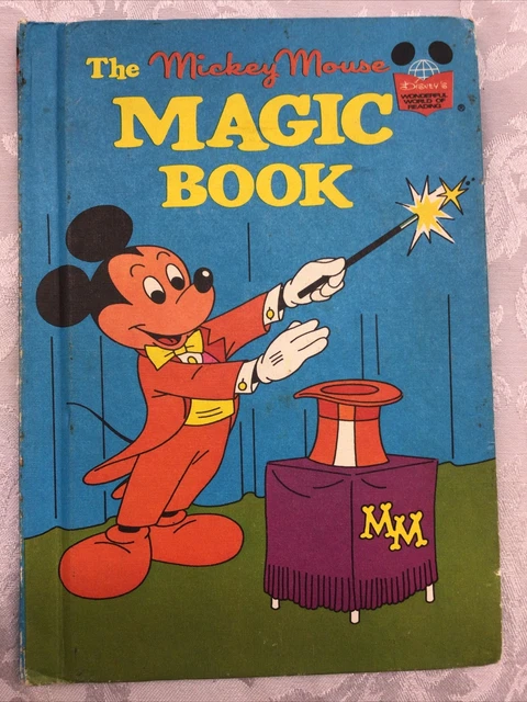 LE LIVRE MAGIQUE de Mickey Mouse Walt Disney monde merveilleux de la ...