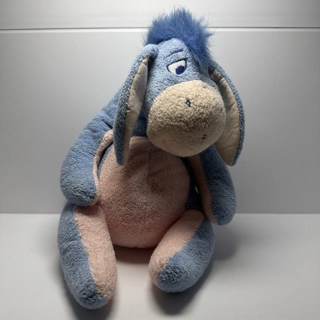 EEYORE DISNEY VINTAGE Stuffed Plush Toy Teddy Bear Winnie The Pooh 8 ...