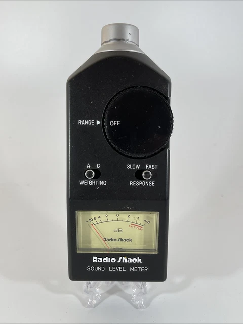 ANALOG REALISTIC/RADIO SHACK 33-2050 Sound Level Meter TESTED AND WORKS ...