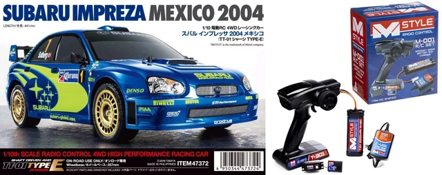 TAMIYA SUBARU IMPREZA Mexico '04 RC Car * TT-01E * 47372 * Complete ...