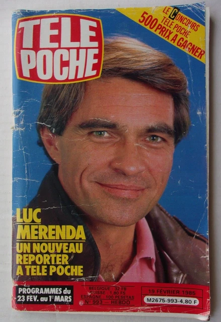 TÉLÉ POCHE N°993 de 1985 :Michèle Morgan-Grace Kelly-Mylène Farmer-Chantal Nobel EUR 4,90 ...