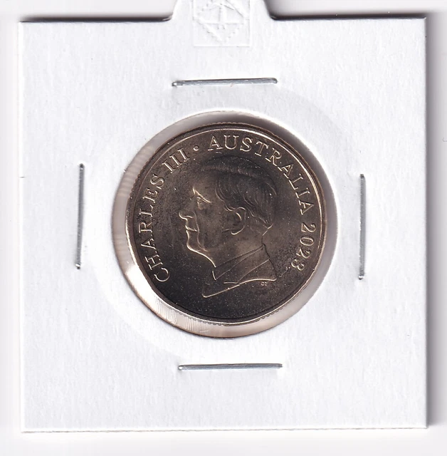 AUSTRALIAN: 2023 $1 King Charles Mob Of Roos Unc Coin In 2X2 Holder ...