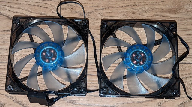 2X YHS 120MM 3 PIN DESKTOP COMPUTER CASE FANS A1225M12S £10.95 ...