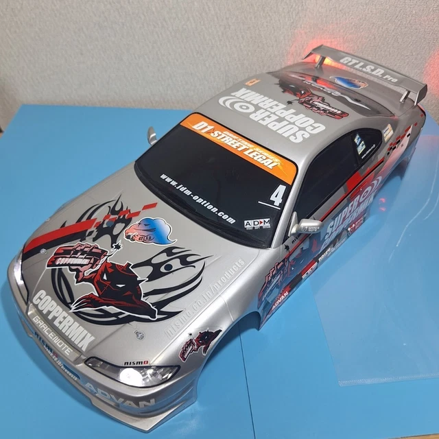 TAMIYA 1/10 S15 Silvia Radio Controlled Car Body with TLU-01 LED ...