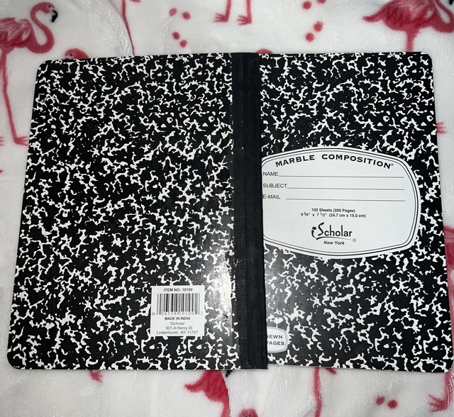 2 PACK WIDE Ruled 100 Sheets/200 Pages Composition Book - ischolar $10. ...