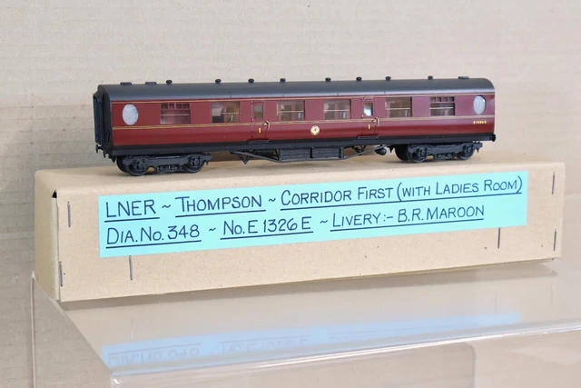 ' COMET' MODÈLES Kit Construit Br Lner Bordeaux Thompson 1st Classe ...