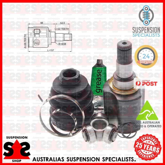 FRONT AXLE JOINT Kit, Drive Shaft Suit CHEVROLET Aveo / Kalos Saloon (T250, EUR 77,98 - PicClick FR