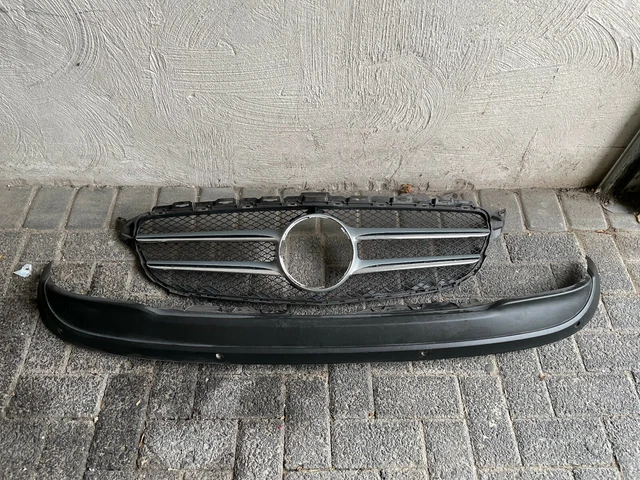 ORIGINAL MERCEDES BENZ W205 radiator grille, diffuser spoiler, bumper ...
