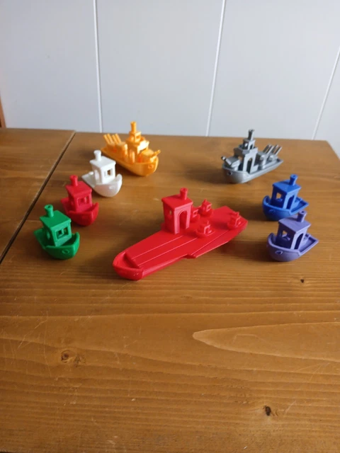 3D PRINTED BENCHY fleet, including aircraft carrier and battleships. £5 ...