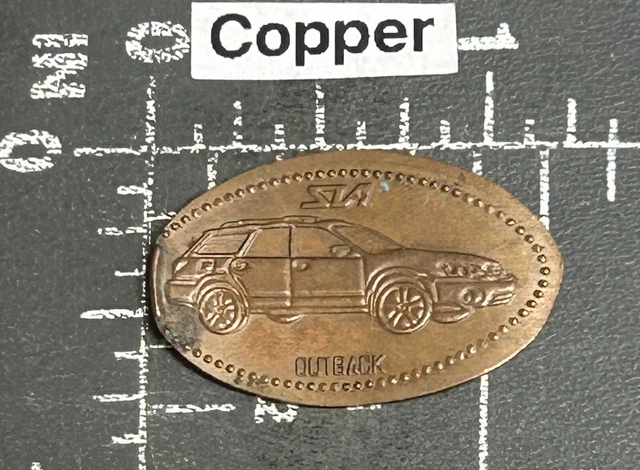 SUBARU SIA PLANT Outback Lafayette Indiana Elongated Pressed Smashed ...