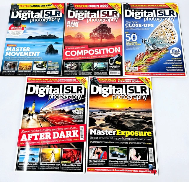 DIGITAL SLR PHOTOGRAPHY Magazine Bundle - 5 Issues 2011-2012 £0.99 ...