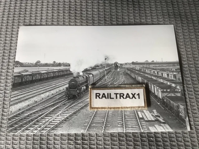 RAILWAY STEAM PHOTOGRAPH - 44733 Nr. FARINGTON JUNCTION SIGNAL BOX, Nr ...