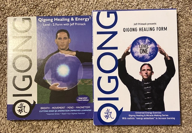 QIGONG HEALING FORM Level One Jeff Primack - 2 DVD & 2 CD LOT Energy ...