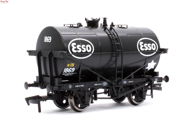 DAPOL 14T CLASS B Tank Wagon Esso Black 1869 OO Gauge £34.99 - PicClick UK