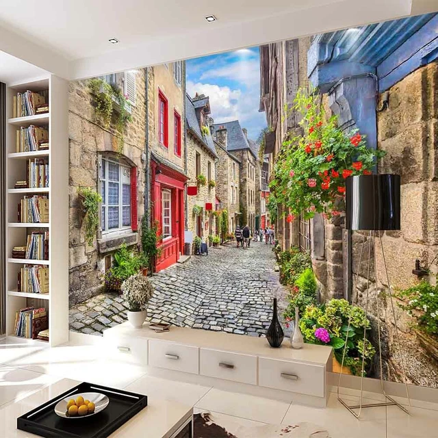 CLEAN STREET FULL Wall Mural Photo Wallpaper Printing 3D Decor Kid Home ...