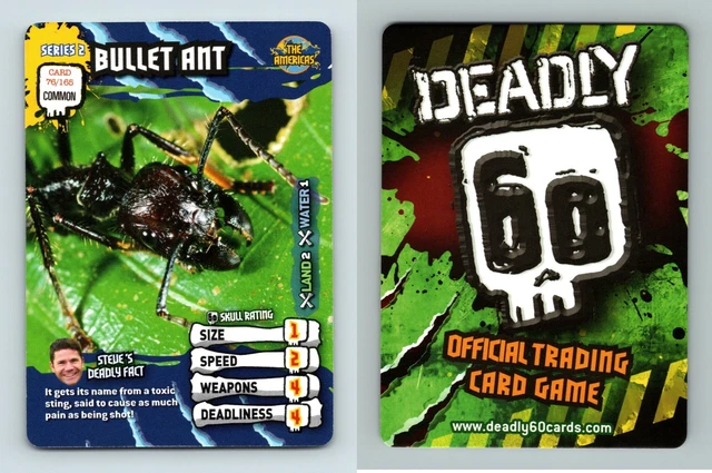 BULLET ANT #76/165 Deadly 60 Series 2 Common TCG Card £0.99 - PicClick UK