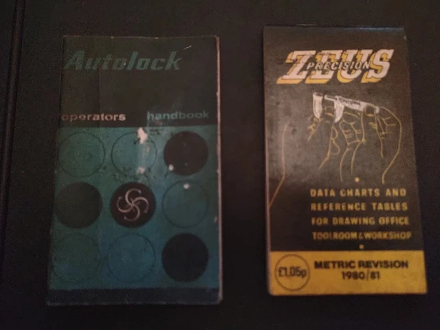 ZEUS PRECISION ENGINEER'S Metric Data Chart's References Tables. Very ...