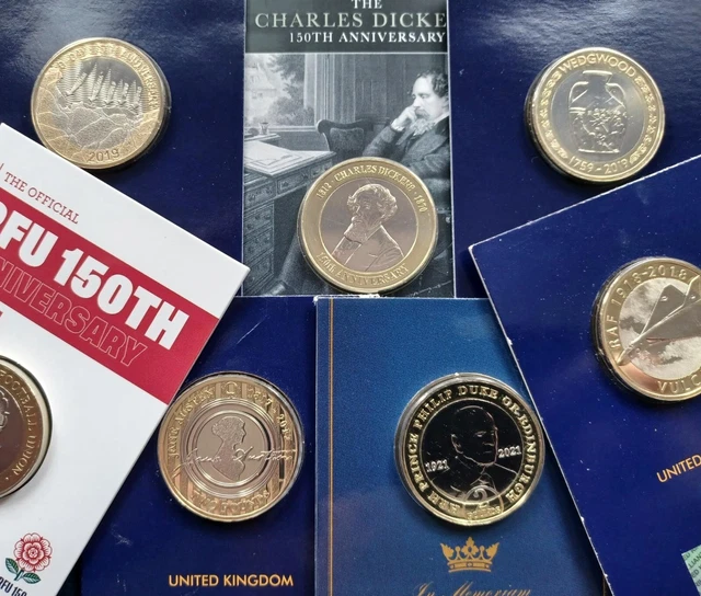 NEW £2 COINS Change Checker Blue Card Brilliant Uncirculated ...