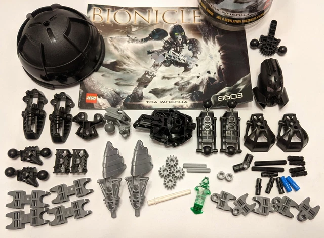 LEGO BIONICLE METRU Nui Toa Whenua 8603 100% W/ Canister & Instructions ...