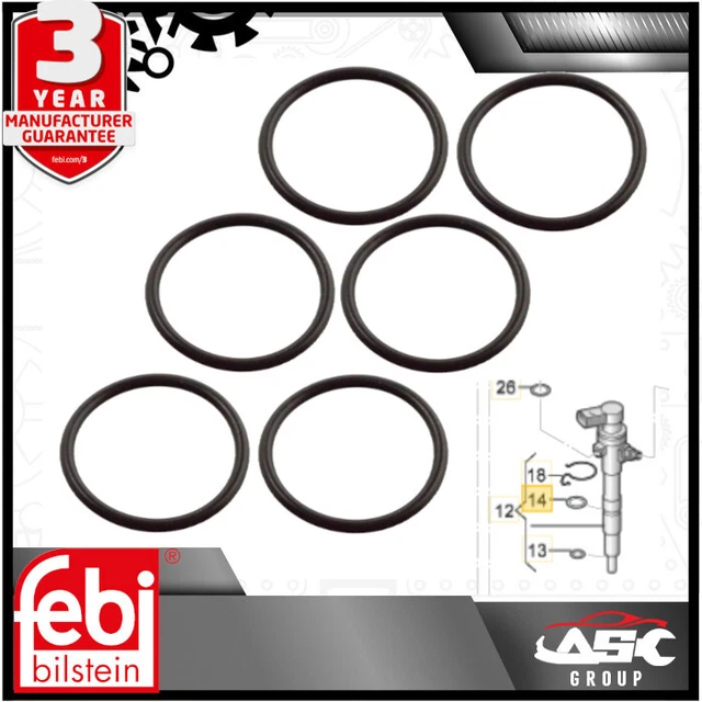 ESSENCE JOINT INJECTEUR / Joint/Bague - Pour Audi A1 A3 A4 A5 A6 A7 A8 Q5 Q7 Tt EUR 11,63 ...