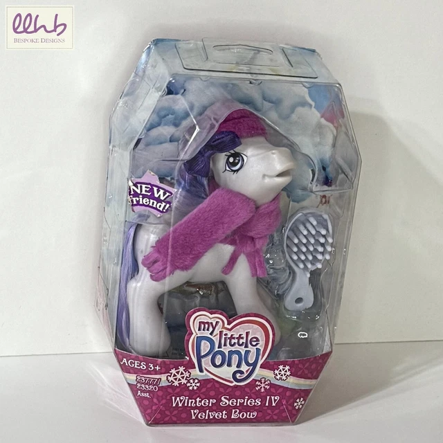 BNIB MY LITTLE Pony G3 MLP Winter Series IV Velvet Bow RARE $45.00 ...