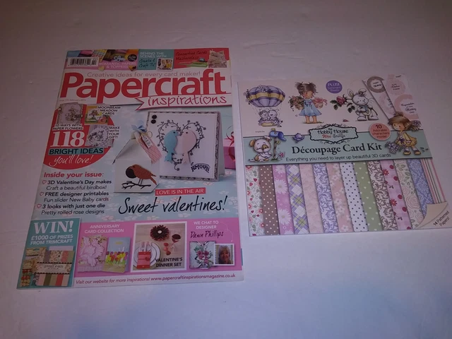PAPERCRAFT 2015 CARD making magazine with cute characters & background ...