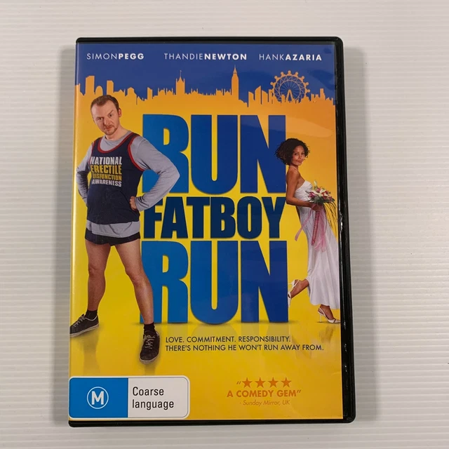 RUN FAT BOY Run (DVD, 2007) Simon Pegg, Thandie Newton, Hank Azaria ...
