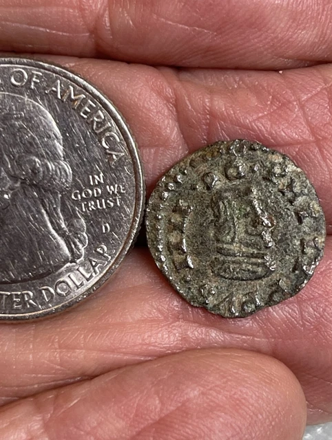 RARE 1663 KING Philip IV Milled Coin Spanish Pirate Treasure Era 4 ...