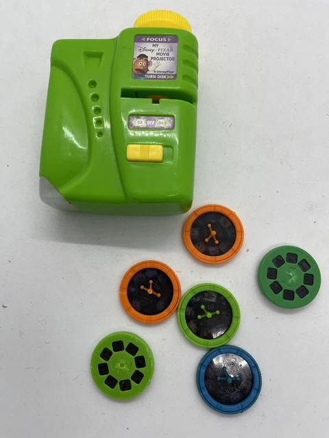DISNEY PIXAR MOVIE Theater Projector Replacement 7pc Lot 2002 Kids Toys ...