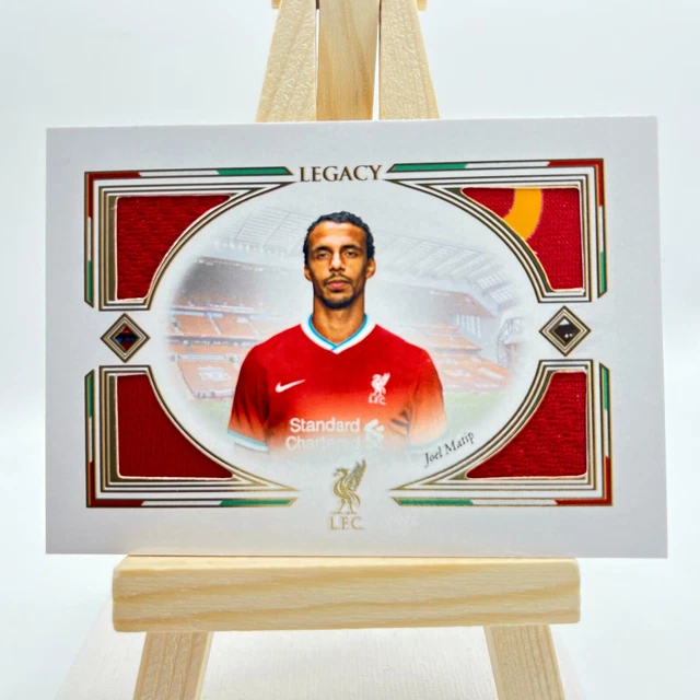 JOEL MATIP 8/15 Liverpool Futera Legacy Unique Relic Patch Match Worn ...
