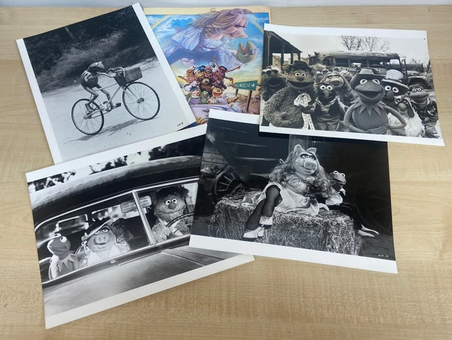 VINTAGE MUPPET MOVIE Press Kit w/ 4 original photos feat. Kermit, Gonzo ...