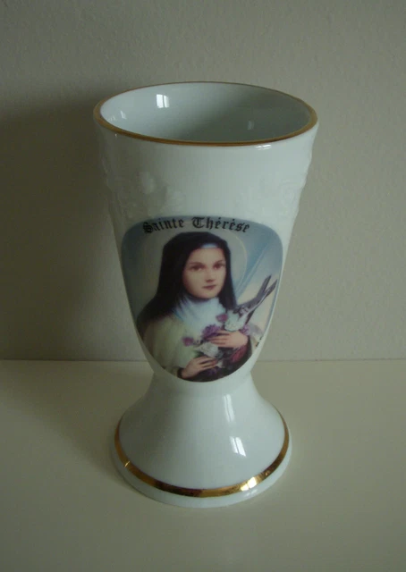 MAZAGRAN TASSE MUG-PORCELAINE de France MP- Ste Thérèse-Guirlande ...