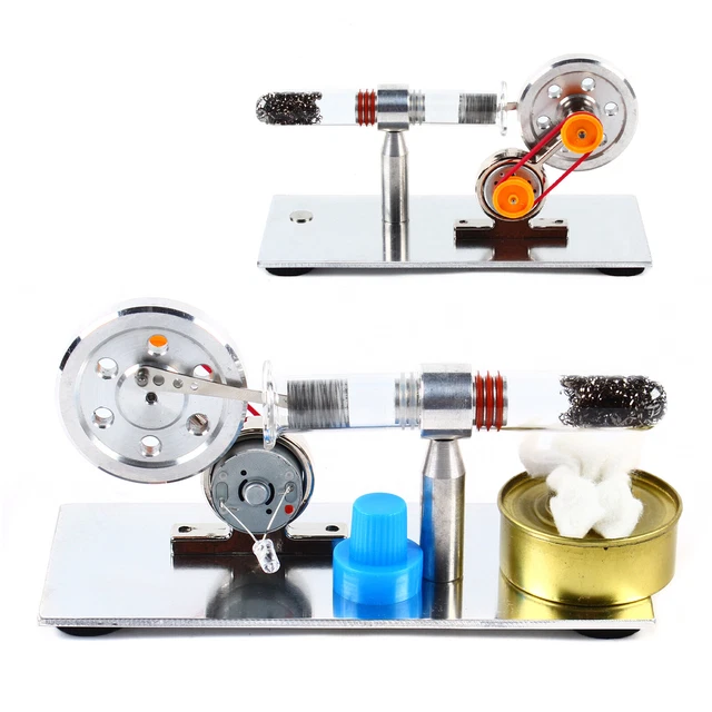 SINGLE CYLINDER STERLING Engine Steam Power Physics Experiment Teaching ...