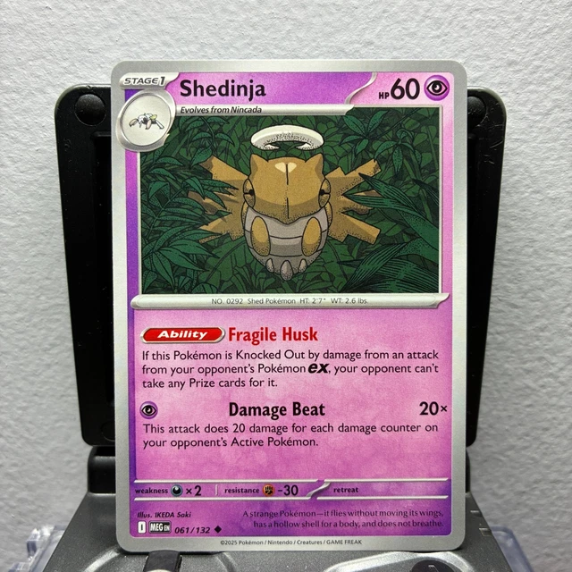 SHEDINJA - 061/132 - Pokémon Mega Evolution 2025 - Uncommon NM $1.19 ...